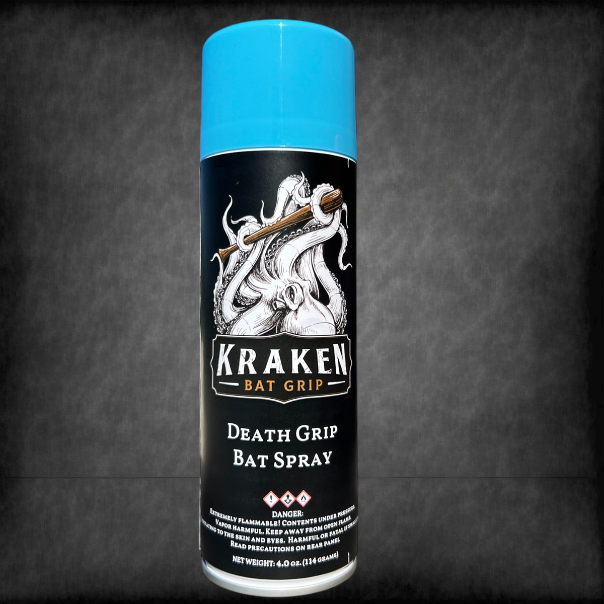 Kraken Death Grip Bat Spray - Black – Kraken Grip