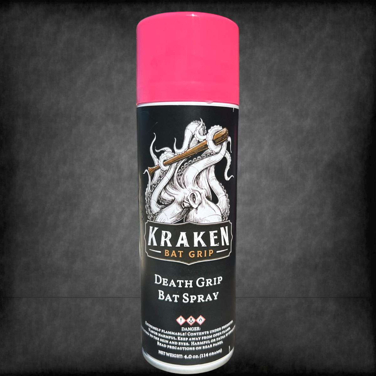 Kraken Death Grip Bat Spray - Black – Kraken Grip
