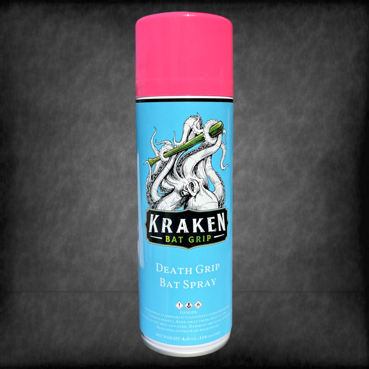 Kraken Death Grip Bat Spray - Baby Blue – Kraken Grip