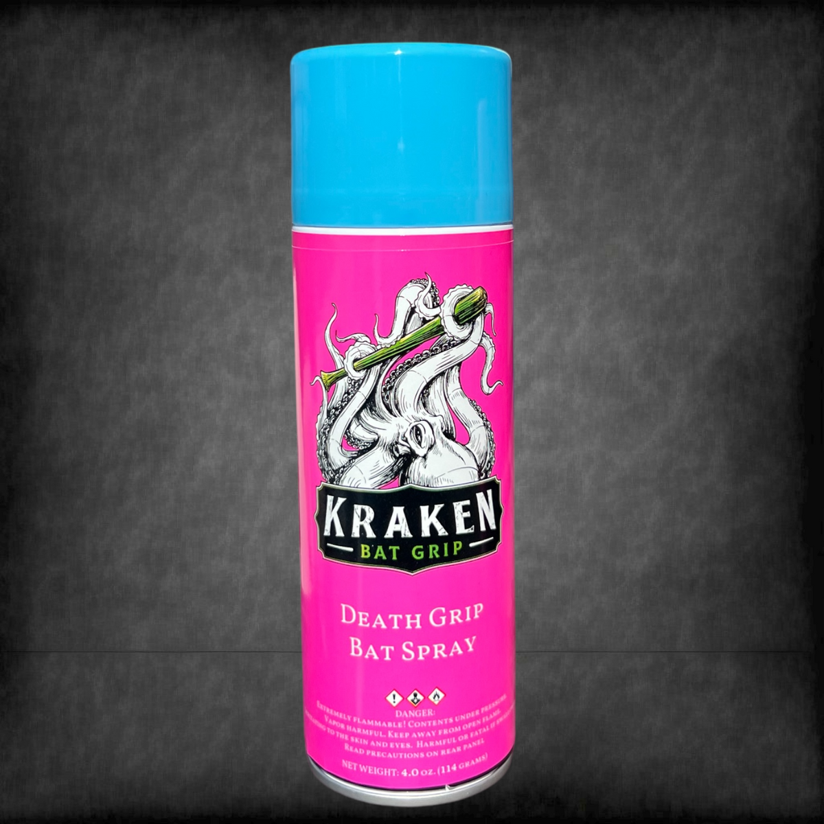 Kraken Death Grip Bat Spray - Hot Pink Bubblegum – Kraken Grip